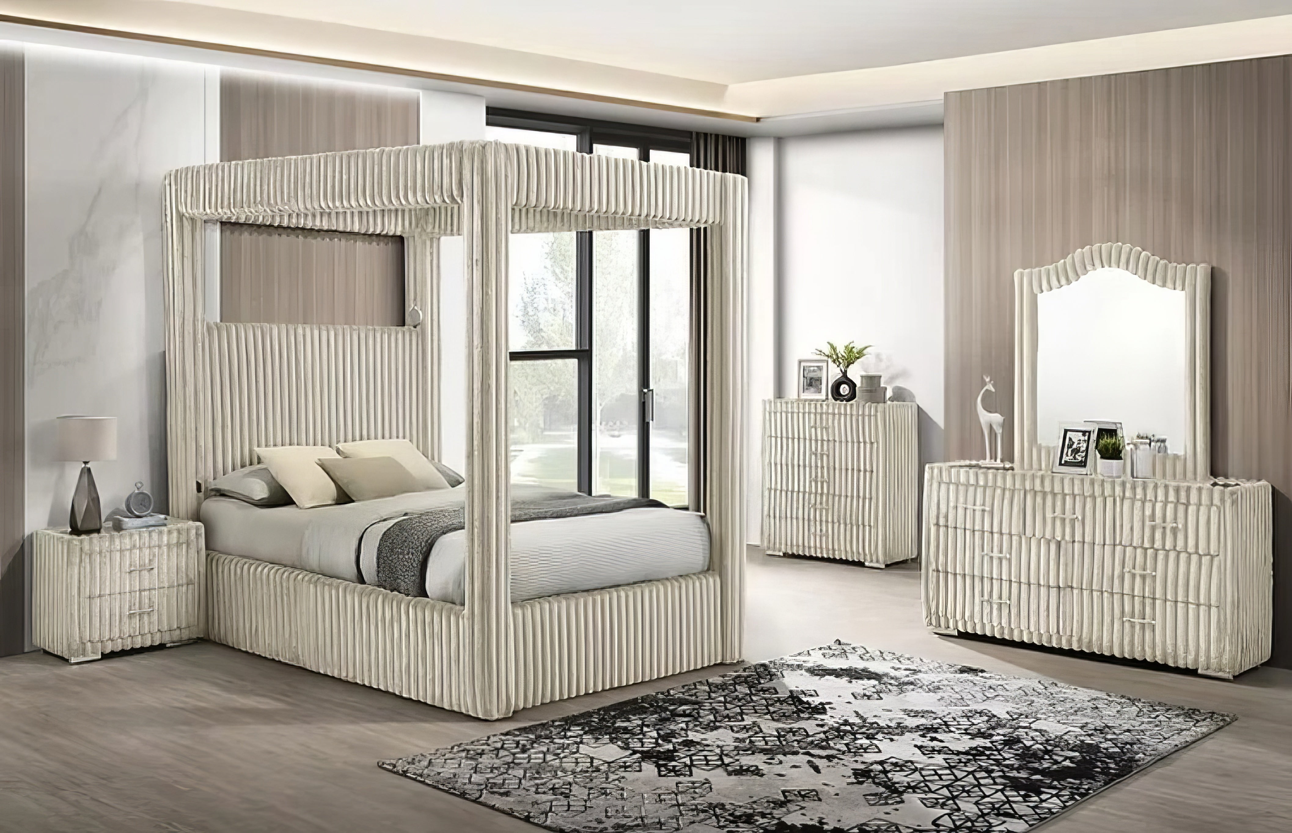 Atlam Canopy Bedroom Set – Grandiscountfurniture