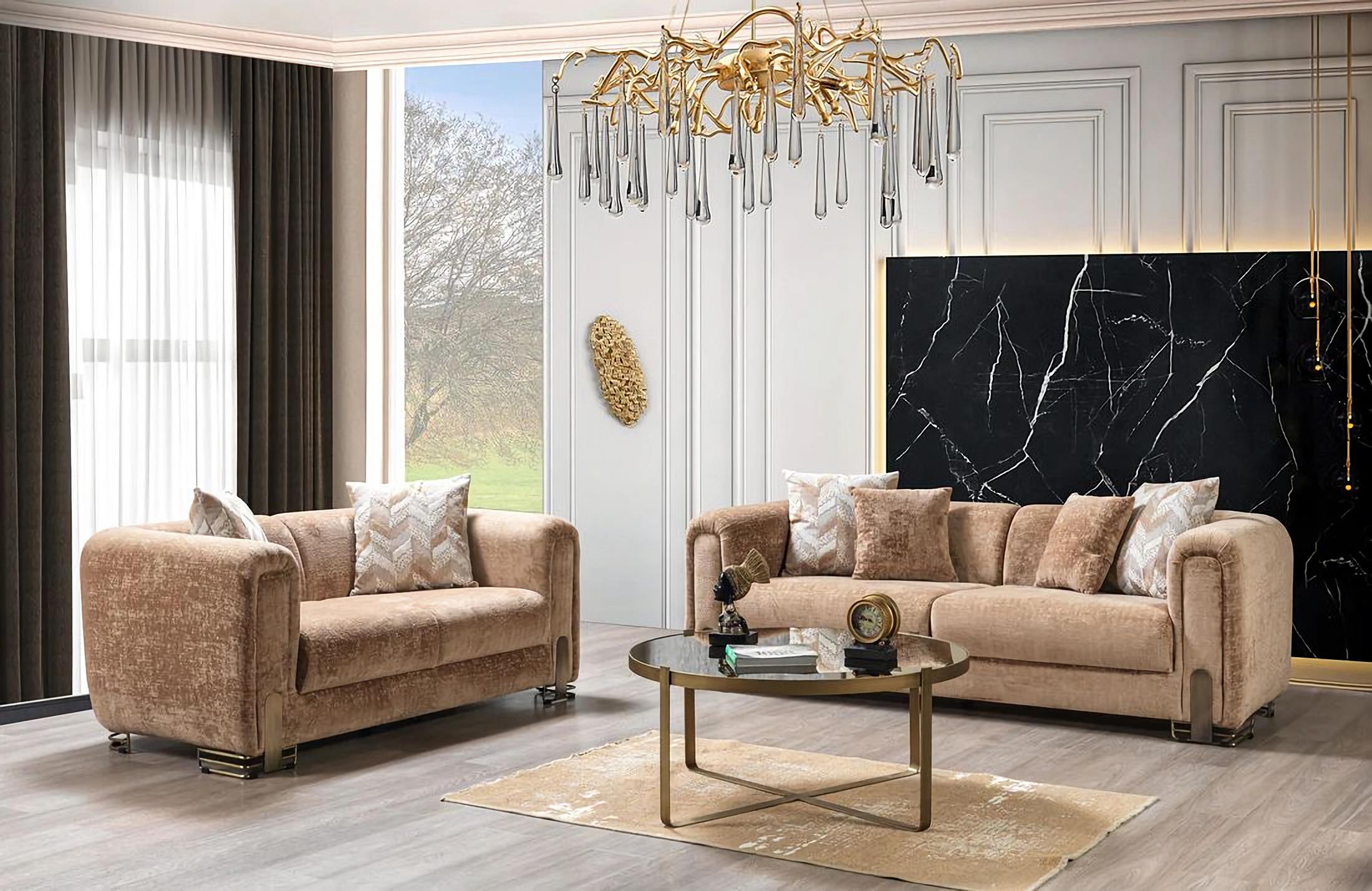 Brenda Coffee Boucle Sofa & Loveseat – Grandiscountfurniture